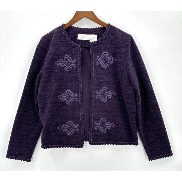 Koret | Sweaters | Vintage Koret Cardigan Womens Open Knit Sweater ...